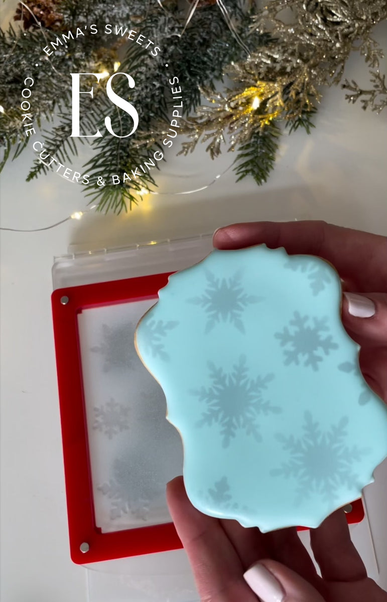 Snowflakes Stencil – Emma's Sweets