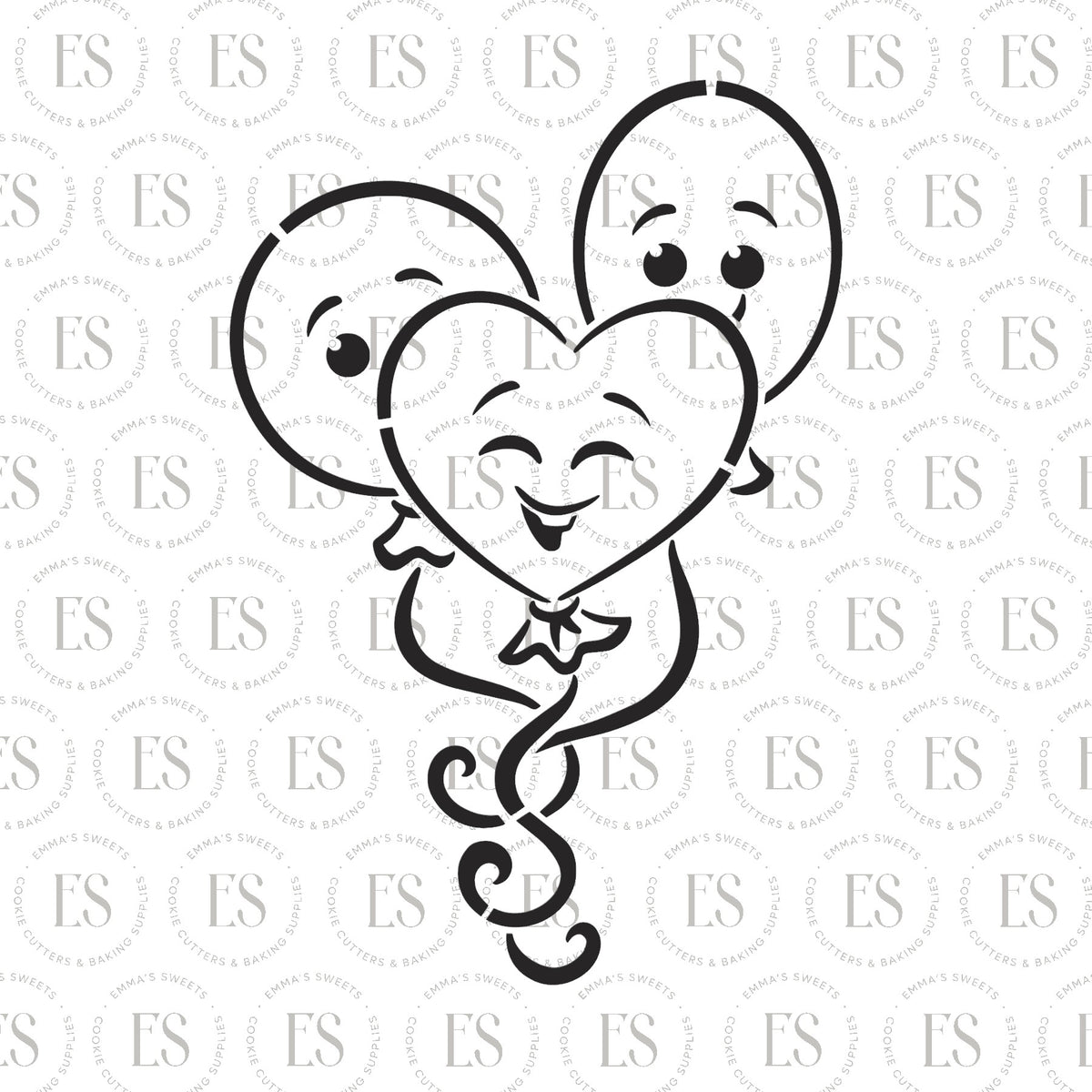 PYO Birthday Balloons Stencil – Emma's Sweets