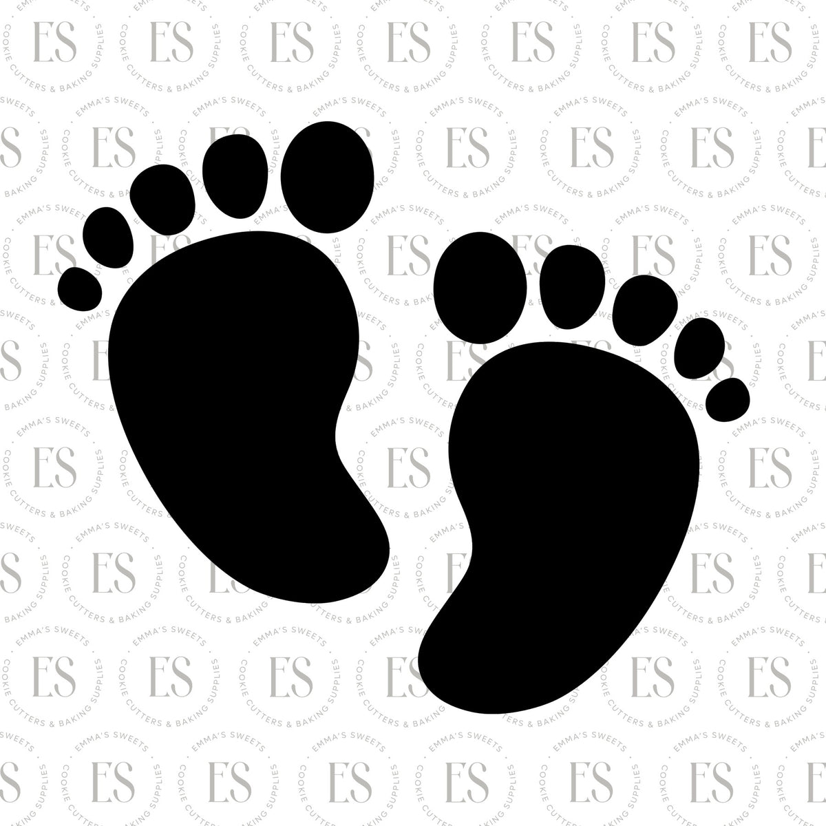 Little Baby Feet Stencil – Emma's Sweets