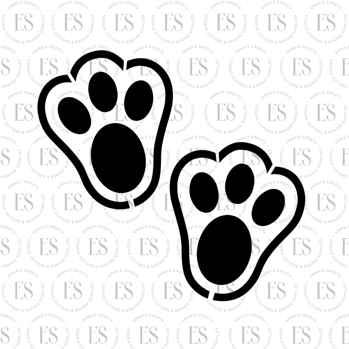 Bunny Feet Stencil – Emma's Sweets