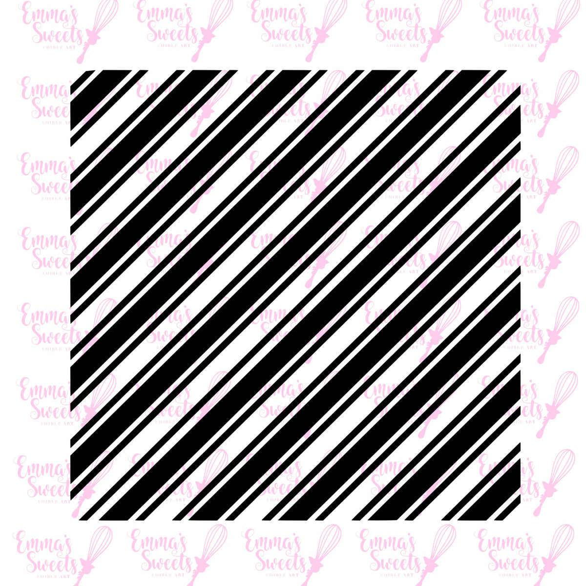 Candy Stripe Stencil – Emma's Sweets