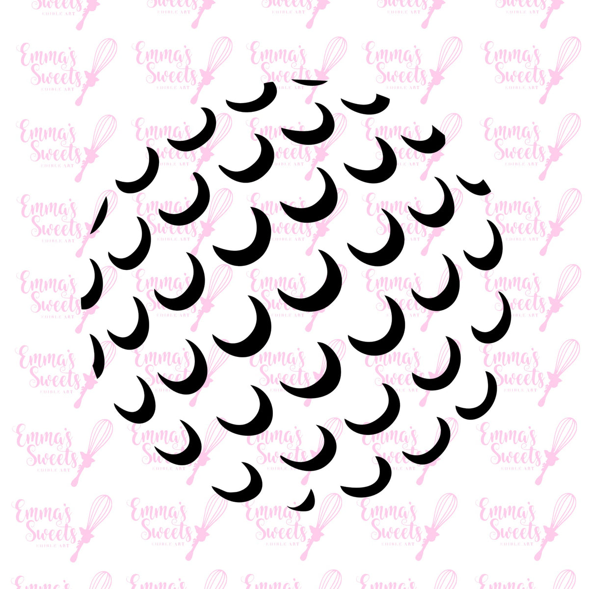Golf ball Stencil – Emma's Sweets
