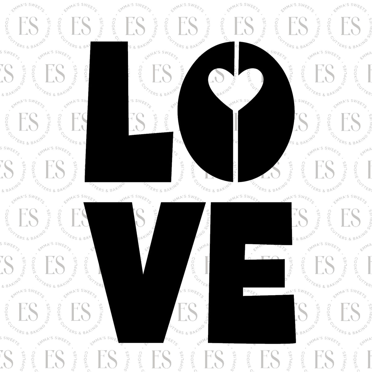 Groovy Love Stencil – Emma's Sweets