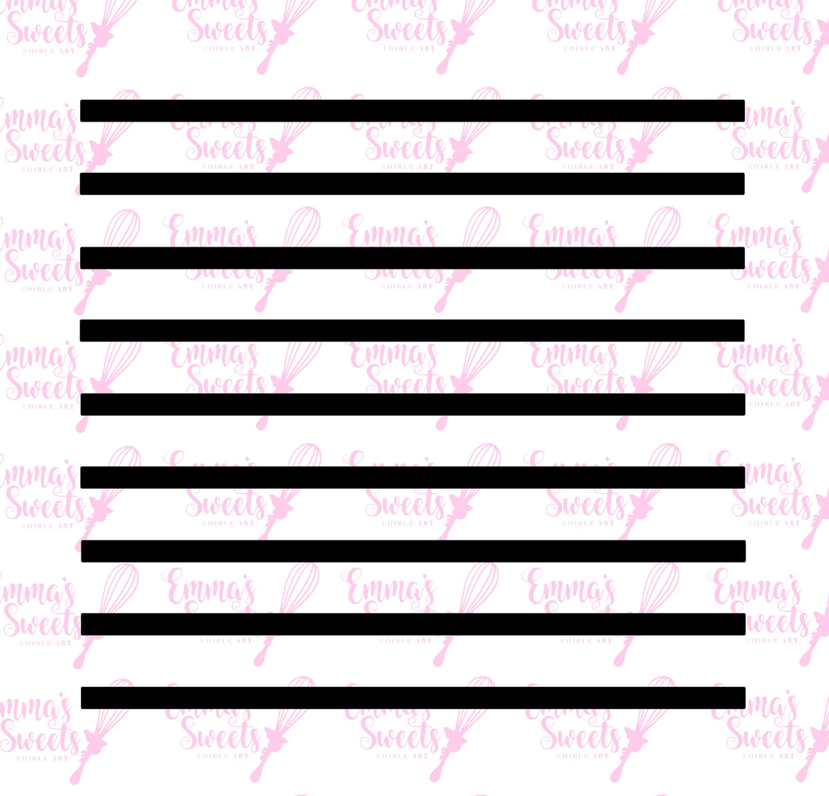 Medium Lines Stencil – Emma's Sweets