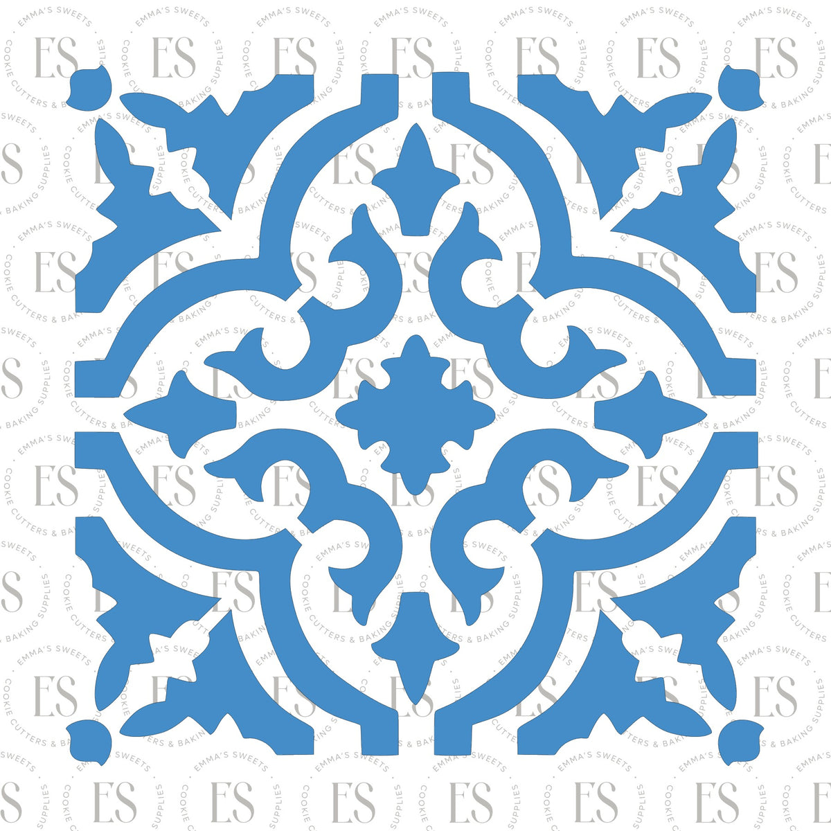 Portuguese Tile 1 Stencil – Emma's Sweets