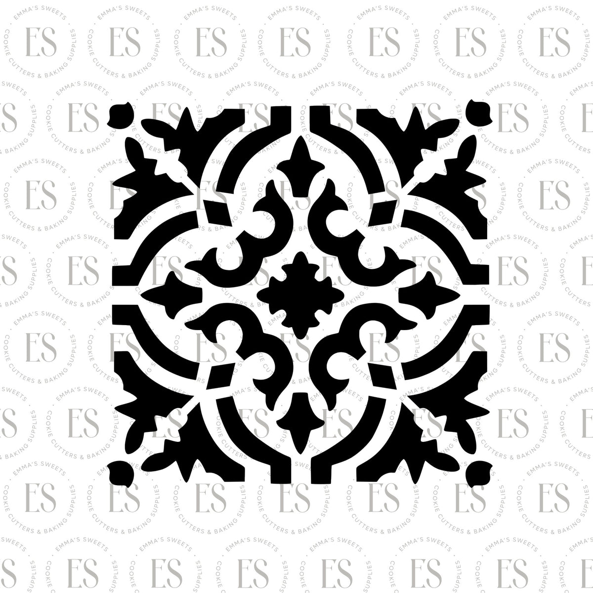 Portuguese Tile 1 Mini Stencil – Emma's Sweets