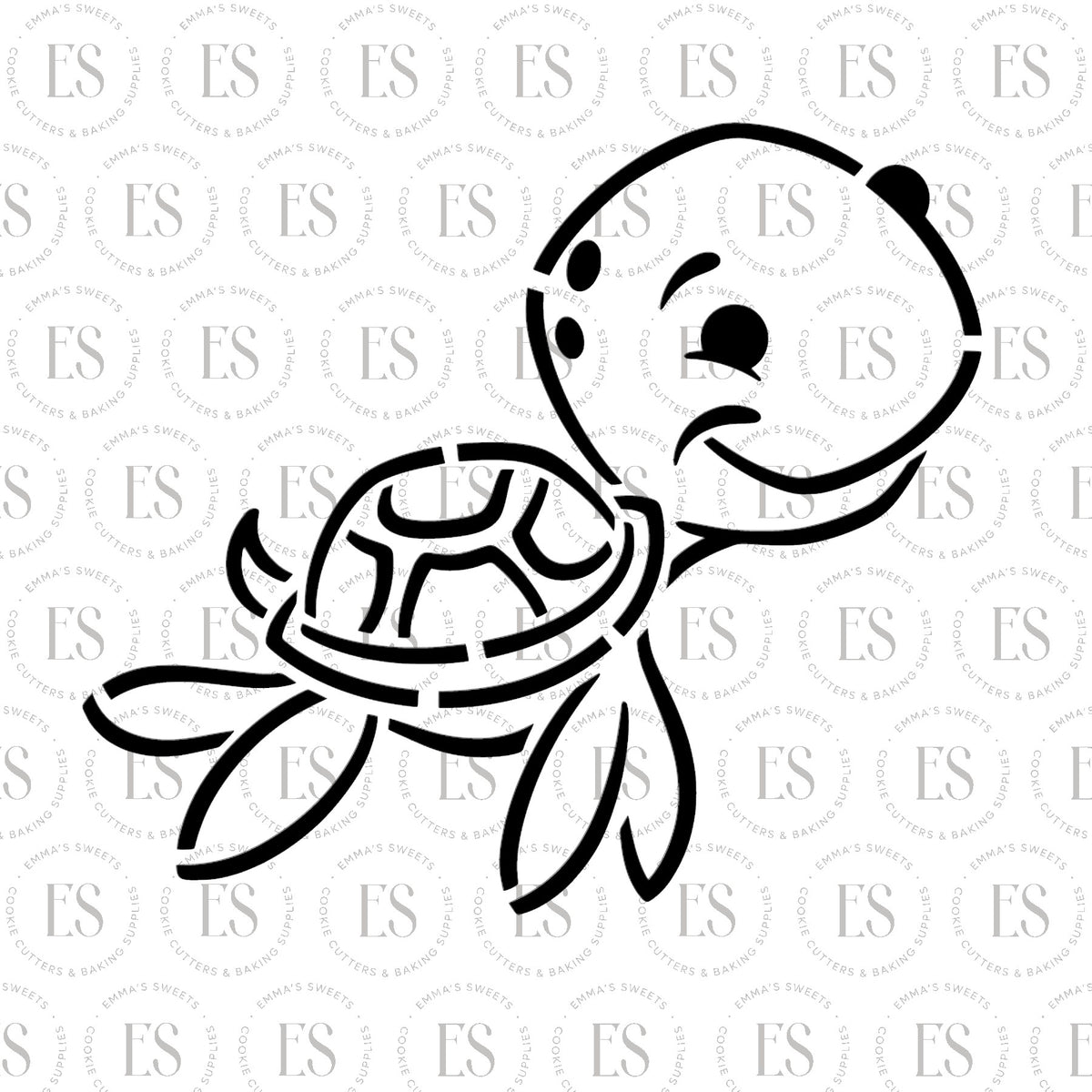 PYO Baby Turtle Stencil – Emma's Sweets