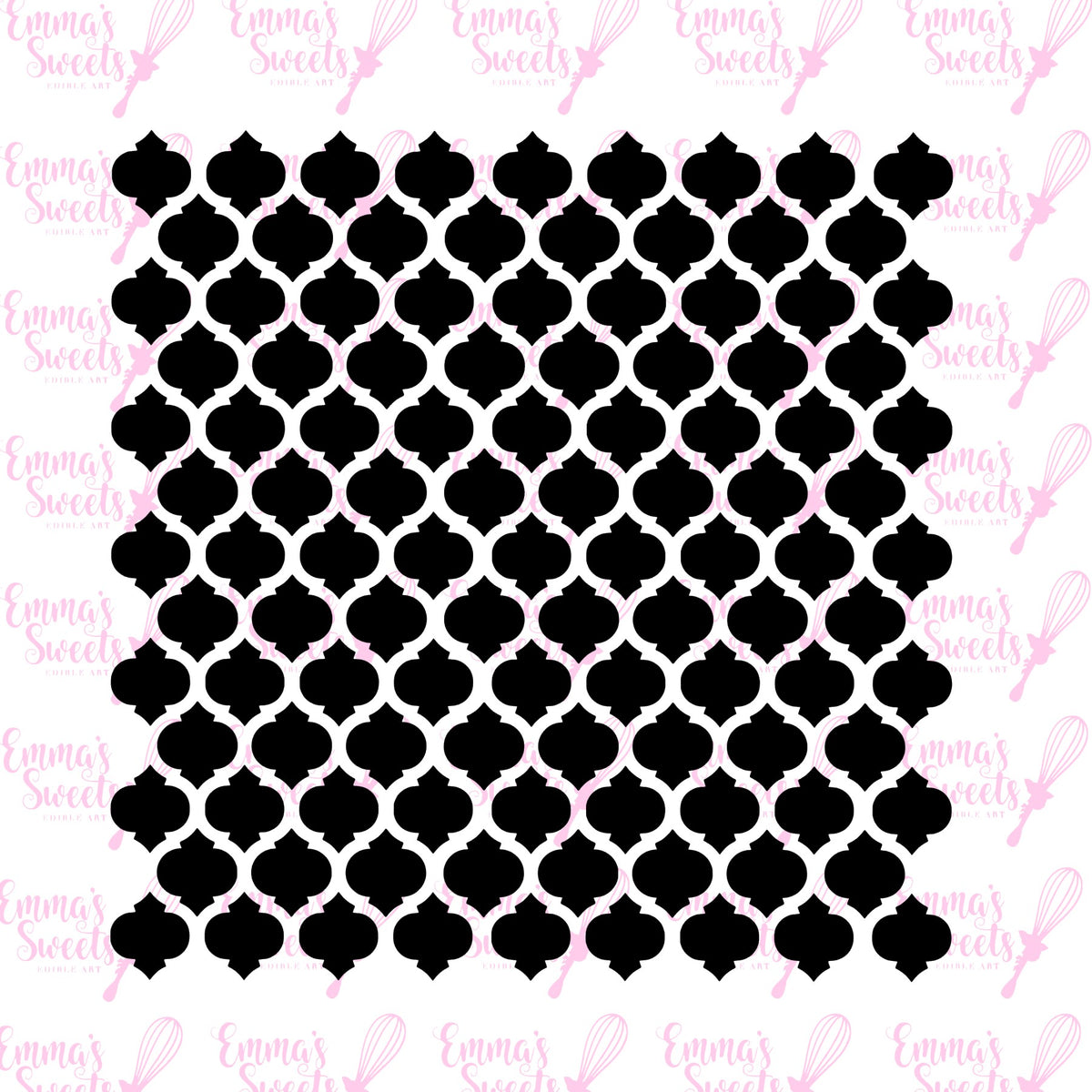 Quatrefoil Small Stencil – Emma's Sweets
