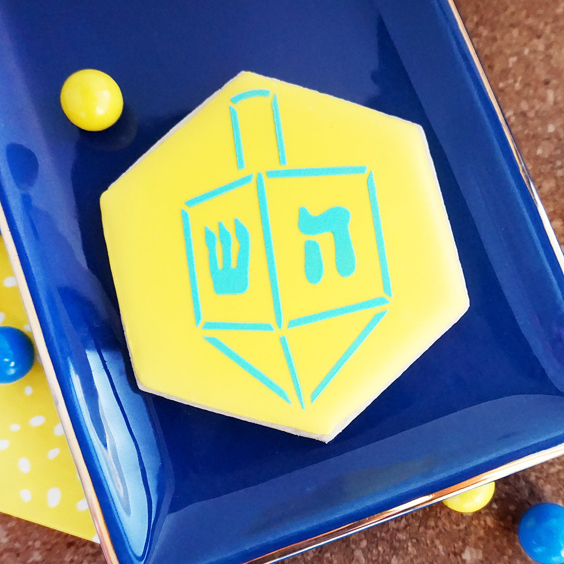 Dreidel Stencil – Emma's Sweets